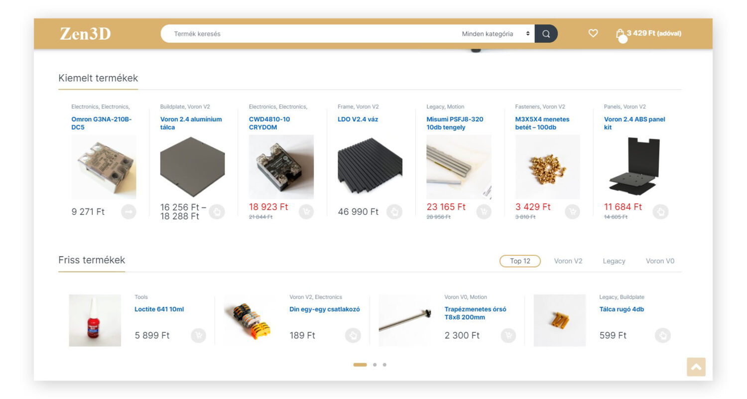 Zen3D Voron shop - Zen3D